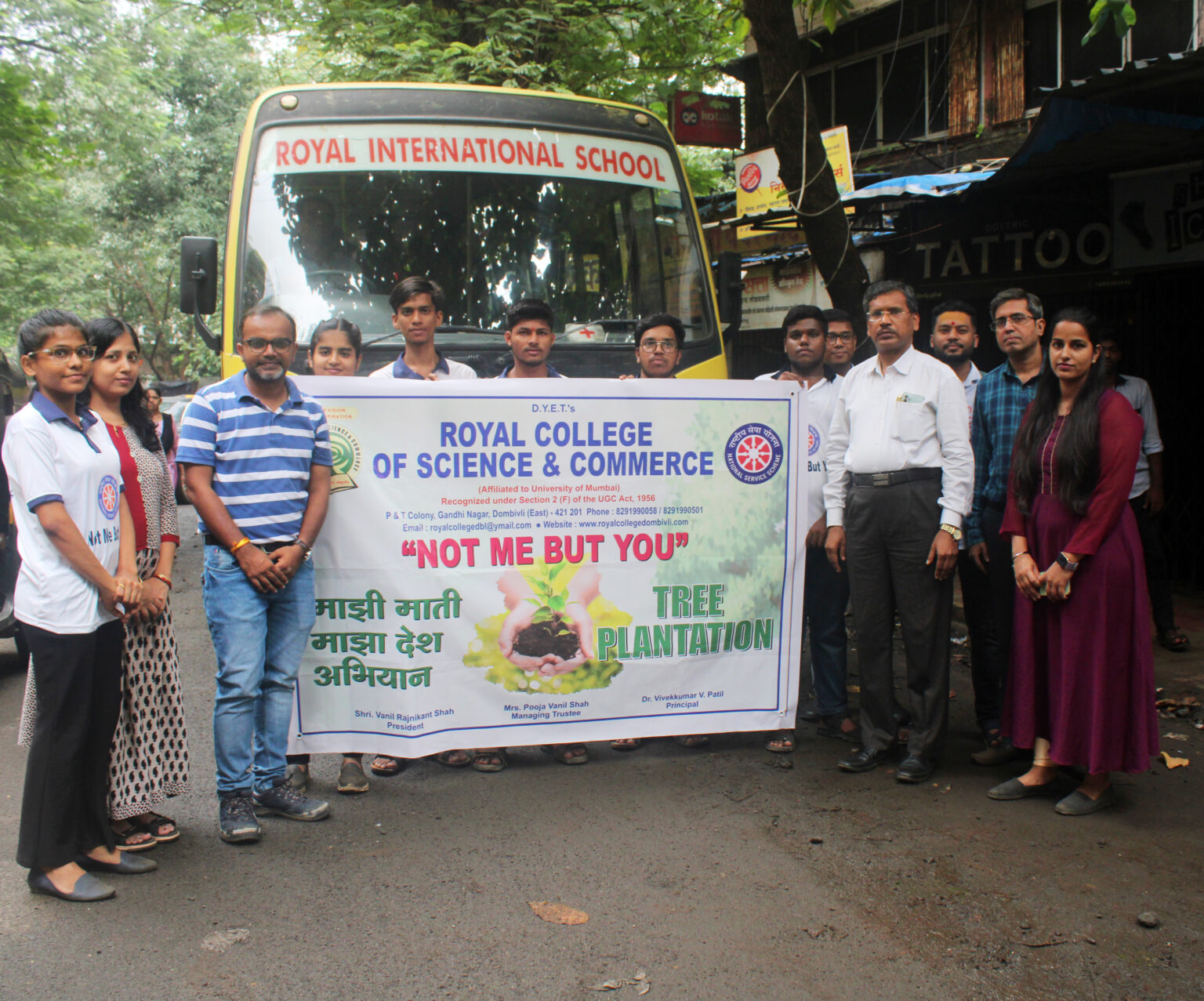 Tree Plantation - Royal College Dombivli