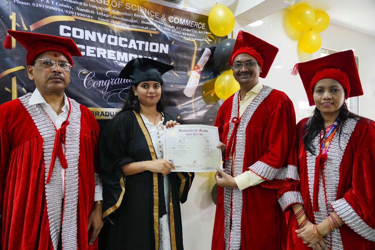 Convocation ceremony 2025 - Royal College Dombivli
